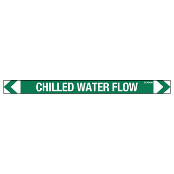 CHILLED WATER FLOW - Pipe Marker | Exacon Group
